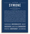 Symone | Name Art Print – Name Stories