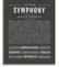 Symphony | Name Art Print – Name Stories