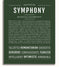Symphony Personalized Name Meaning Art Prints – Name Stories
