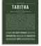 Tabitha | Name Art Print – Name Stories