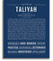 Taliyah | Name Art Print – Name Stories