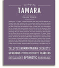 Tamara | Name Art Print – Name Stories