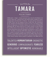 Tamara | Name Art Print – Name Stories
