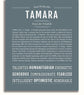 Tamara Personalized Name Meaning Art Prints – Name Stories