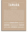 Tamara | Name Art Print – Name Stories