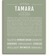 Tamara | Name Art Print – Name Stories