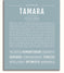 Tamara Personalized Name Meaning Art Prints – Name Stories