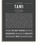 Tami | Name Art Print – Name Stories