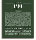 Tami | Name Art Print – Name Stories