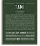 Tami | Name Art Print – Name Stories