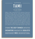 Tami | Name Art Print – Name Stories