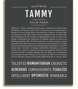 Tammy | Name Art Print – Name Stories
