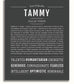 Tammy | Name Art Print – Name Stories
