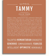 Tammy | Name Art Print – Name Stories