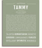 Tammy Personalized Name Meaning Art Prints – Name Stories
