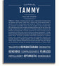 Tammy Personalized Name Meaning Art Prints – Name Stories