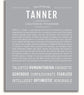 Tanner | Name Art Print – Name Stories