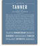 Tanner | Name Art Print – Name Stories