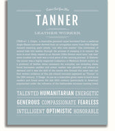 Tanner | Name Art Print – Name Stories