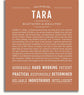 Tara Personalized Name Meaning Art Prints – Name Stories