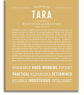 Tara Personalized Name Meaning Art Prints – Name Stories