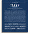 Taryn | Name Art Print – Name Stories
