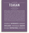 Teagan (female) | Name Art Print - Personalized Custom Gifts – Name Stories