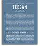 Teegan | Name Art Print – Name Stories