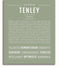 Tenley | Name Art Print – Name Stories