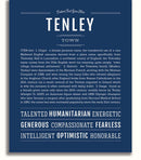 Tenley | Name Art Print – Name Stories