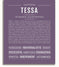Tessa | Name Art Print – Name Stories