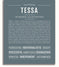 Tessa | Name Art Print – Name Stories