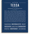 Tessa | Name Art Print – Name Stories