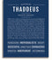 Thaddeus | Name Art Print – Name Stories