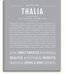 Thalia | Name Art Print – Name Stories