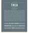 Thea | Name Art Print – Name Stories