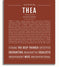Thea | Name Art Print – Name Stories
