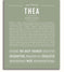 Thea | Name Art Print – Name Stories