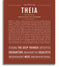 Theia Personalized Name Meaning Art Prints – Name Stories