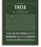 Theia Personalized Name Meaning Art Prints – Name Stories