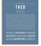 Theo | Name Art Print – Name Stories