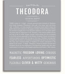 Theodora | Name Art Print – Name Stories