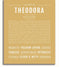 Theodora | Name Art Print – Name Stories