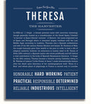 Theresa | Name Art Print – Name Stories