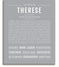 Therese | Name Art Print – Name Stories