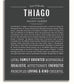 Thiago | Name Art Print – Name Stories