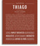 Thiago | Name Art Print – Name Stories
