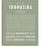 Thomasina | Name Art Print – Name Stories