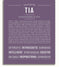 Tia Personalized Name Meaning Art Prints – Name Stories