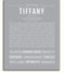 Tiffany Personalized Name Meaning Art Prints – Name Stories